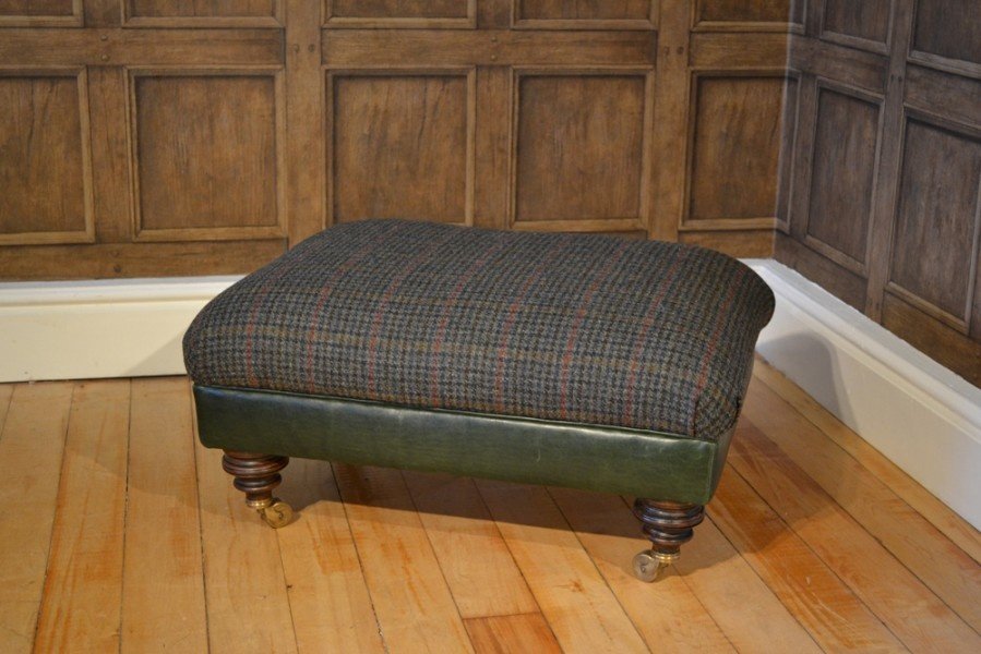 Tetrad Harris Tweed Taransay Stool - Old Creamery Furniture