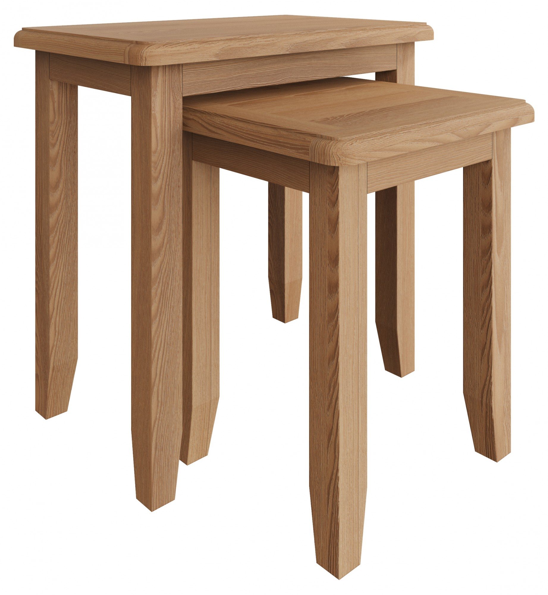Omega Natural Nest of 2 Tables - Old Creamery Furniture