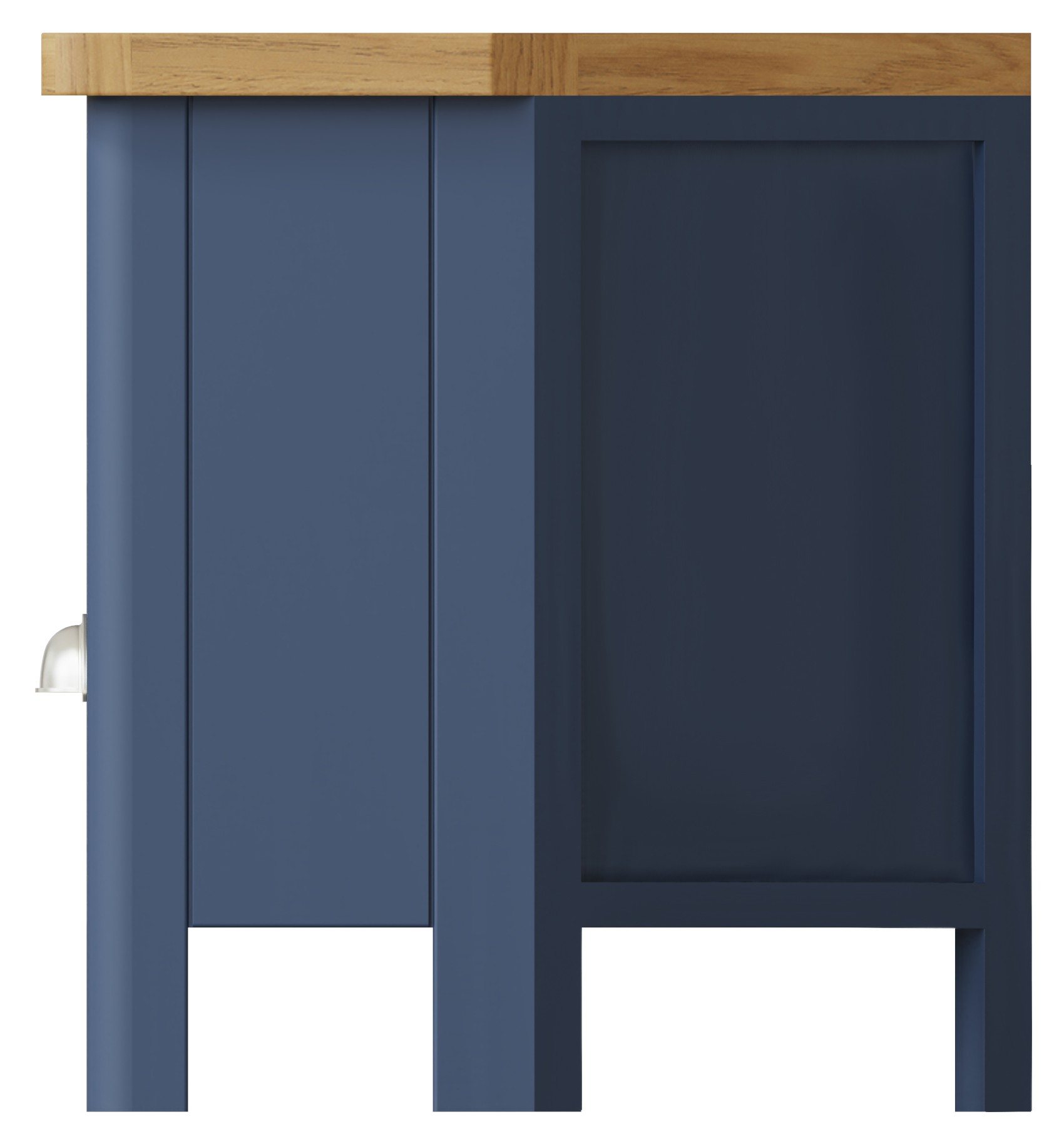 Sigma Sigma Blue Corner TV Unit - Old Creamery Furniture