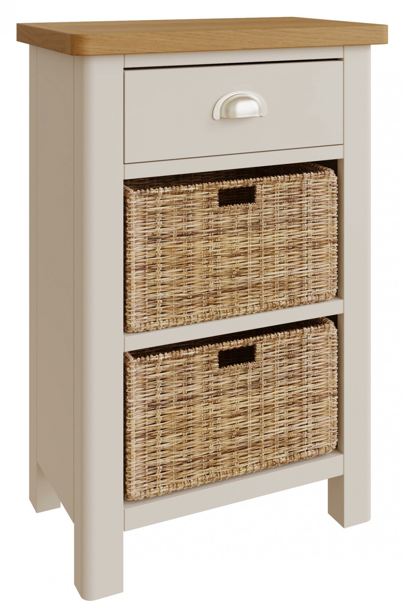 Sigma Sigma Grey 1 Drawer 2 Basket Unit - Old Creamery Furniture