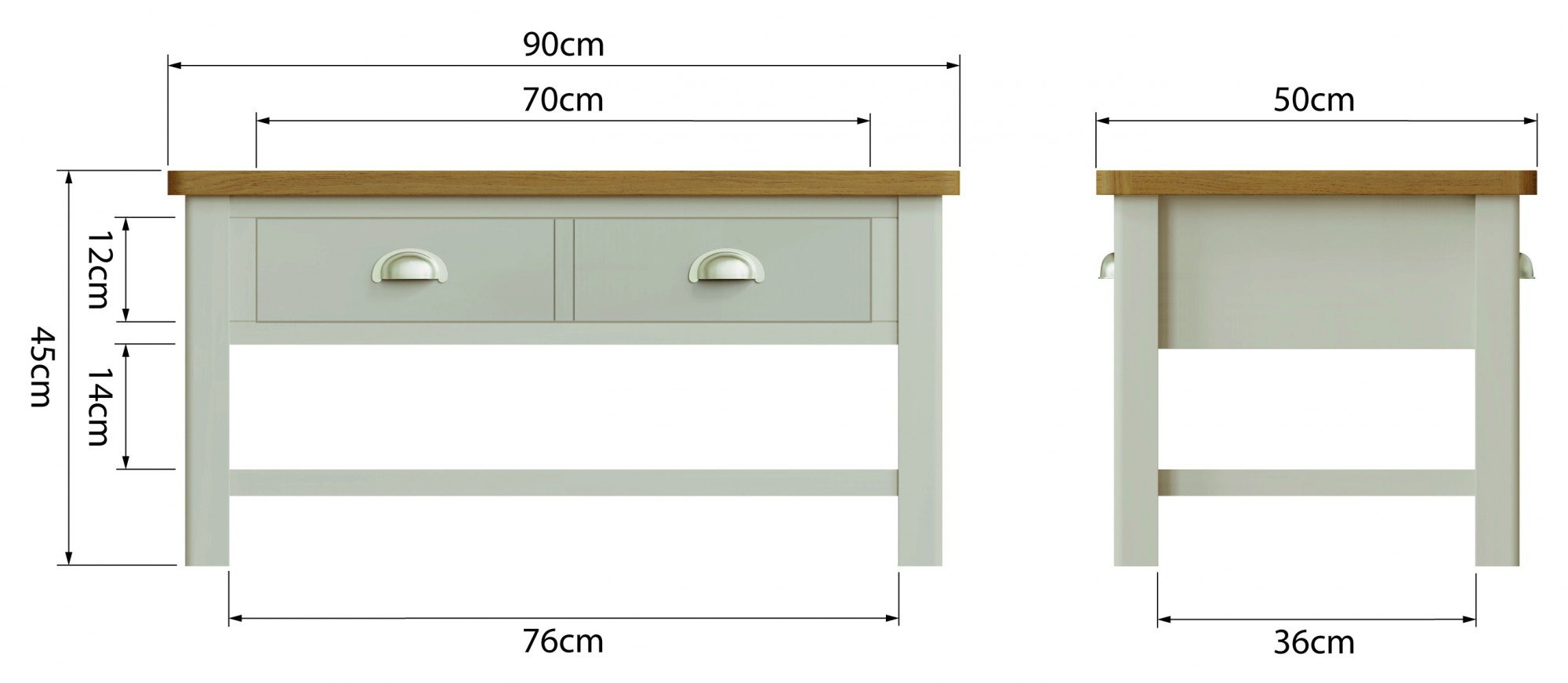 Sigma Sigma Grey Large Coffee Table - Old Creamery Furniture