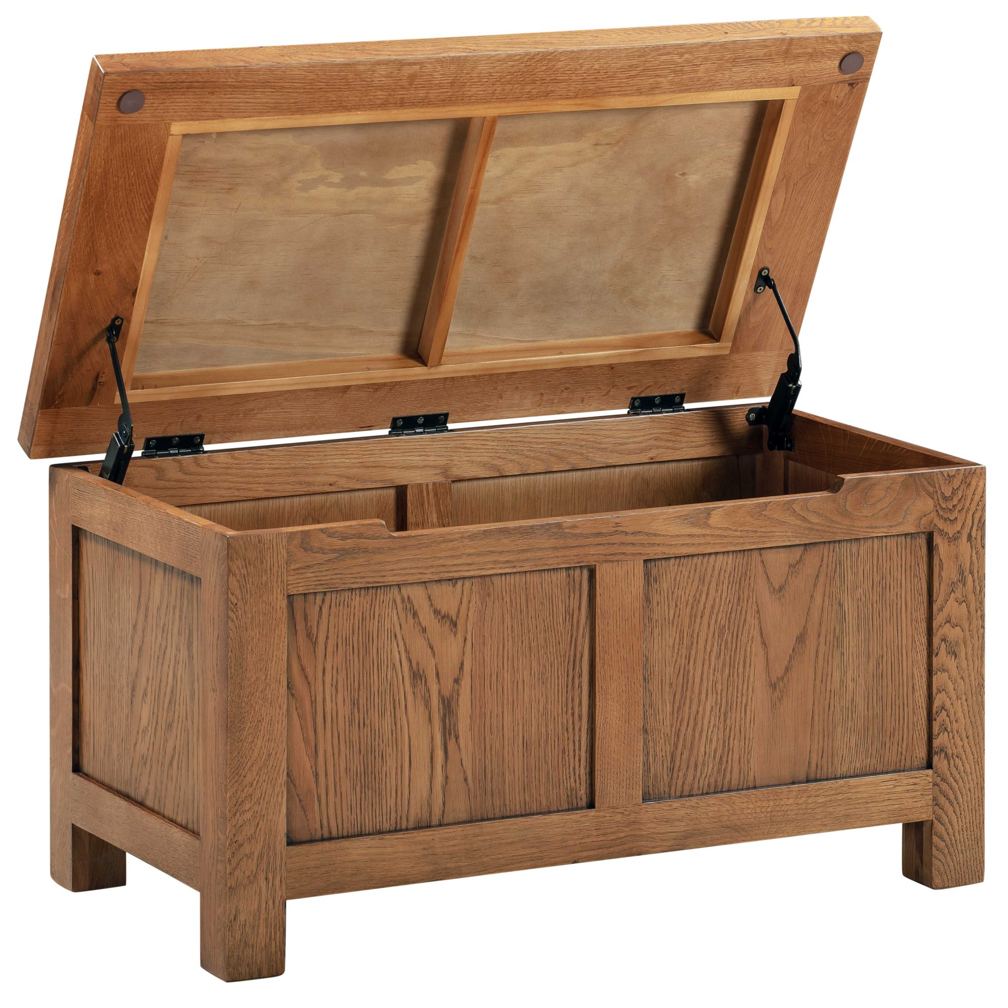 Bristol Bristol Rustic Oak Blanket Box - Old Creamery Furniture