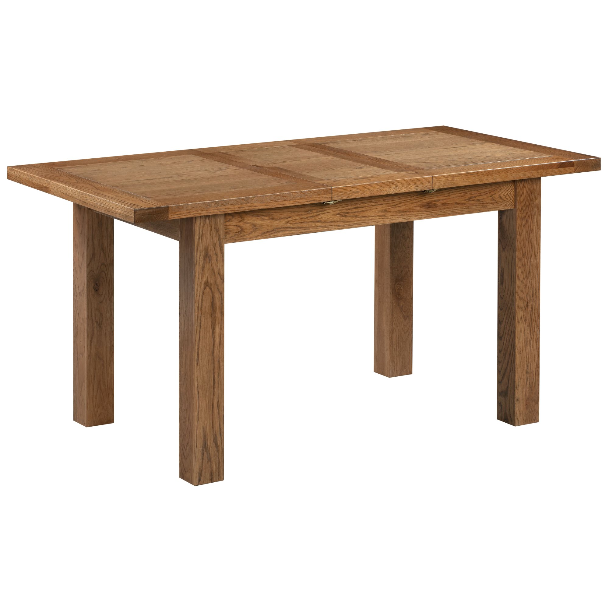 Bristol Bristol Rustic Oak Extending Dining Table 120-153cm - Old ...
