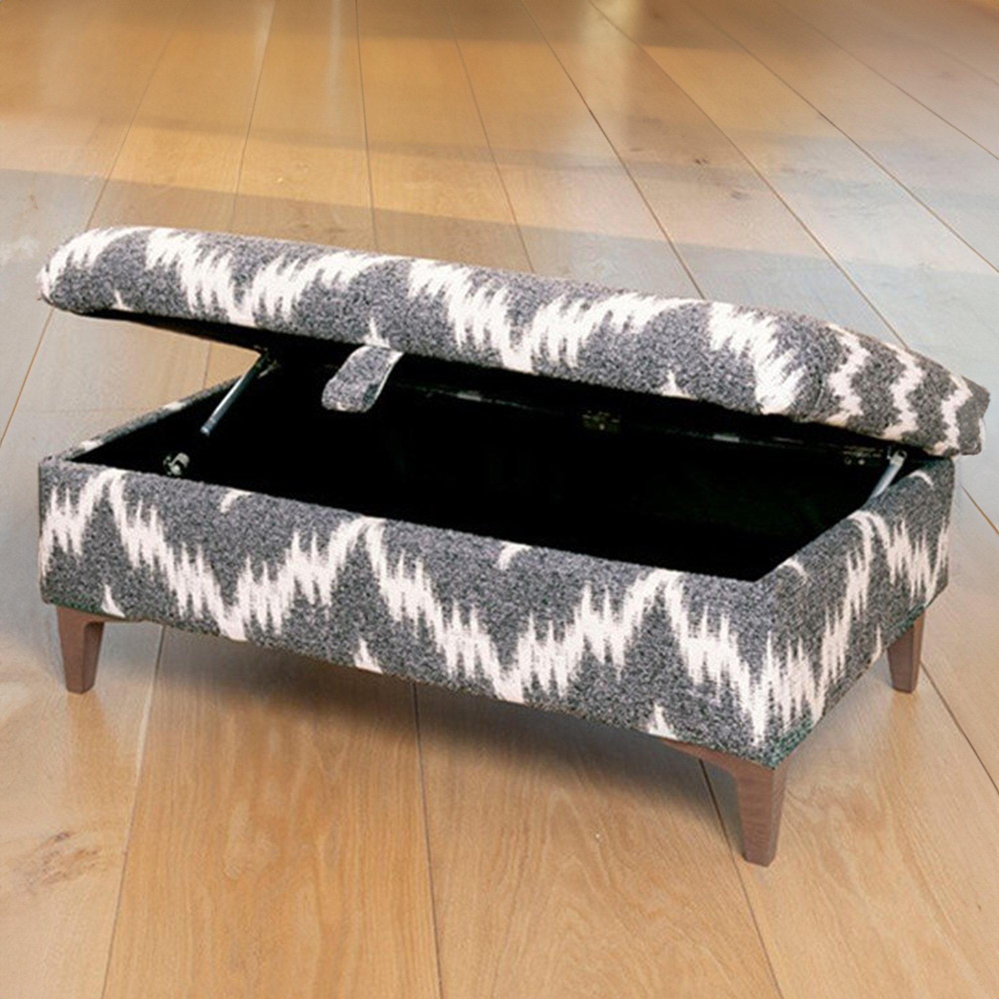 Alstons Upholstery Exeter Legged Ottoman - Old Creamery Furniture