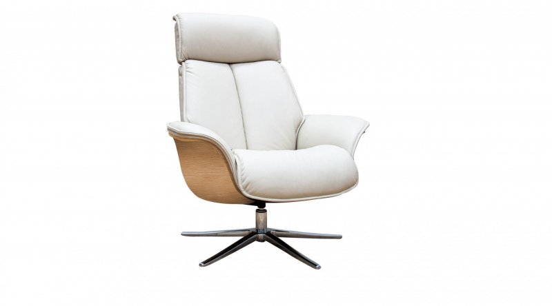 G Plan Lund Recliner Chair & Stool (Veneered Sides) - Old Creamery ...