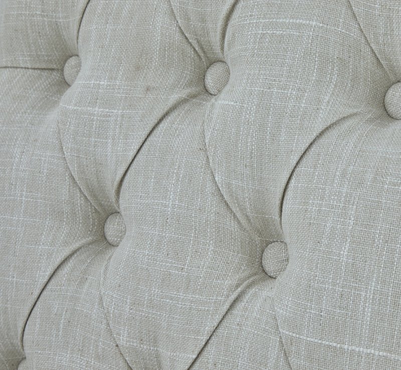 Wellington Natural Button Back Upholstery Chair - Home assembly needed ...